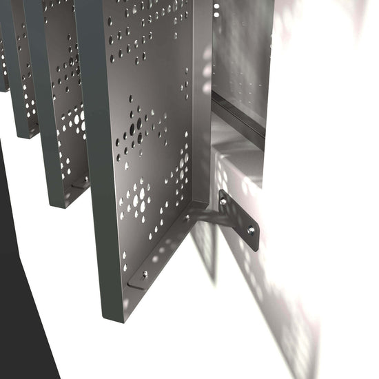 Sun Shading by Tilt. Fins for style and privacy.